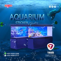 Aquarium sticker printing